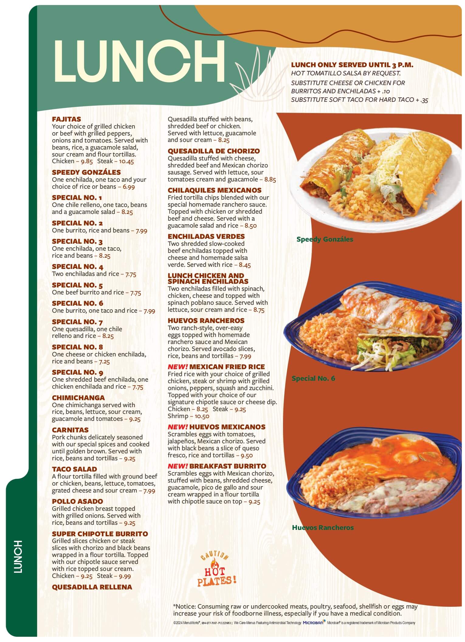 Our Menu – Gran Rey